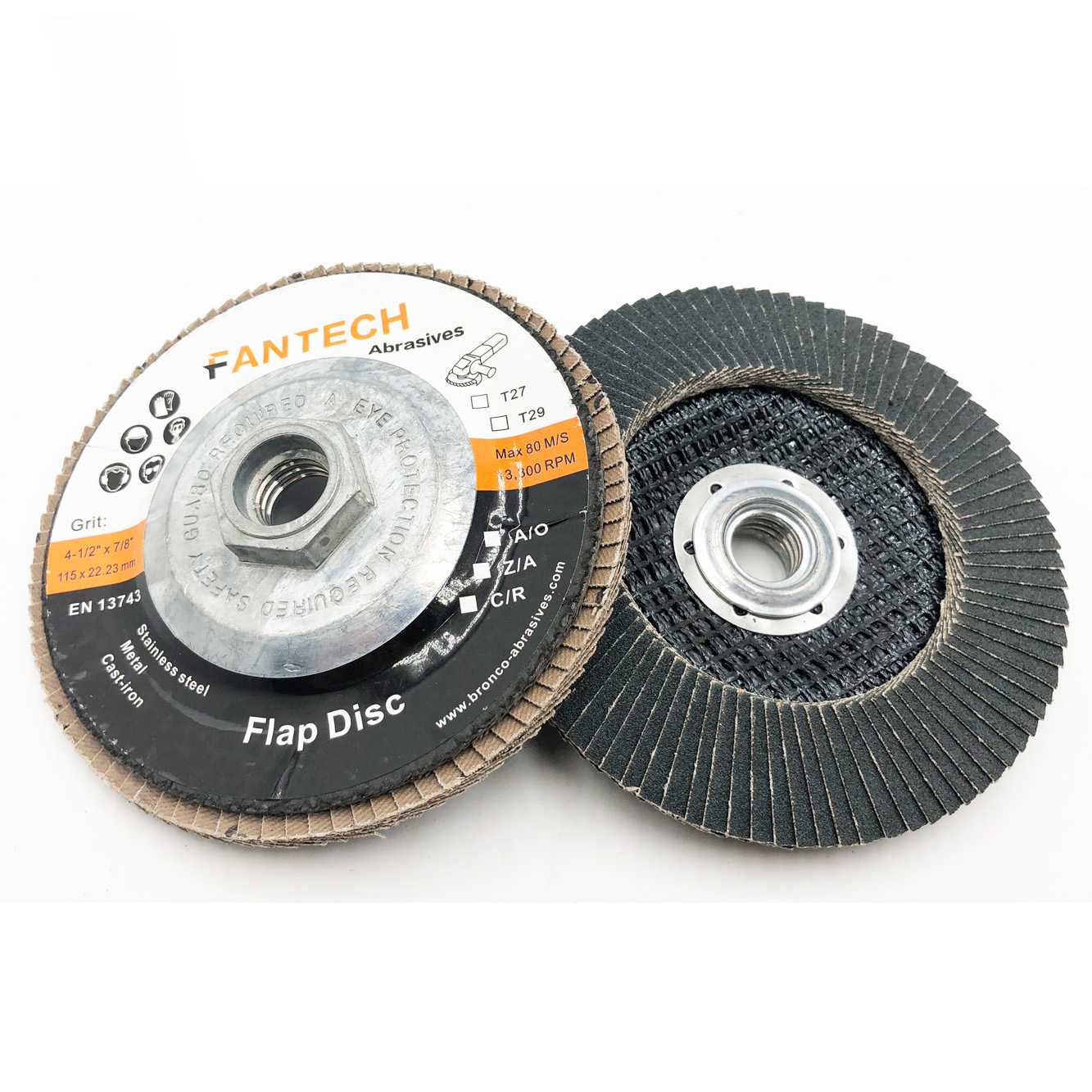 Flap Disc with Metal Hub Threaded