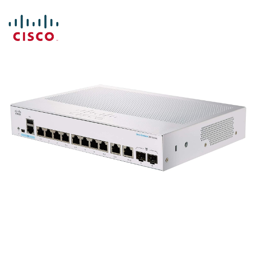 Cisco CBS350-8T-E-2G-CN 8 10/100/1000 ports/2 Gigabit copper/SFP combo ...