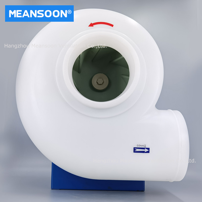 300 Plastic Polypropylene Anticorrosive Radial Fan