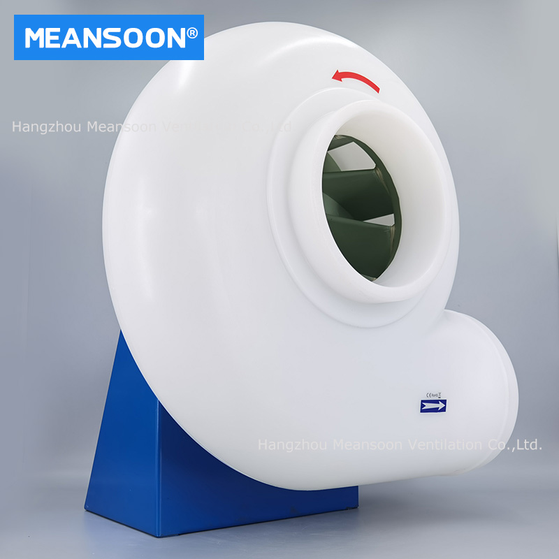 300 Plastic Polypropylene Anticorrosive Radial Fan