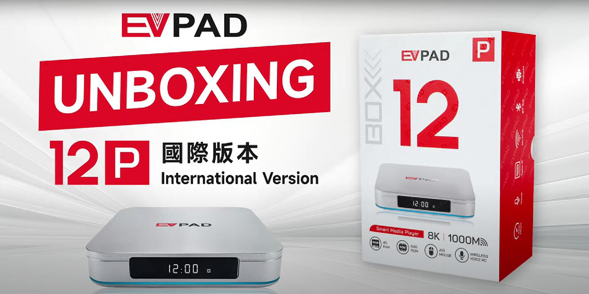 EVPAD 12P TV Box - 2026 New Upgrade | Small Box, Vast Universe Leading a New Era of ...