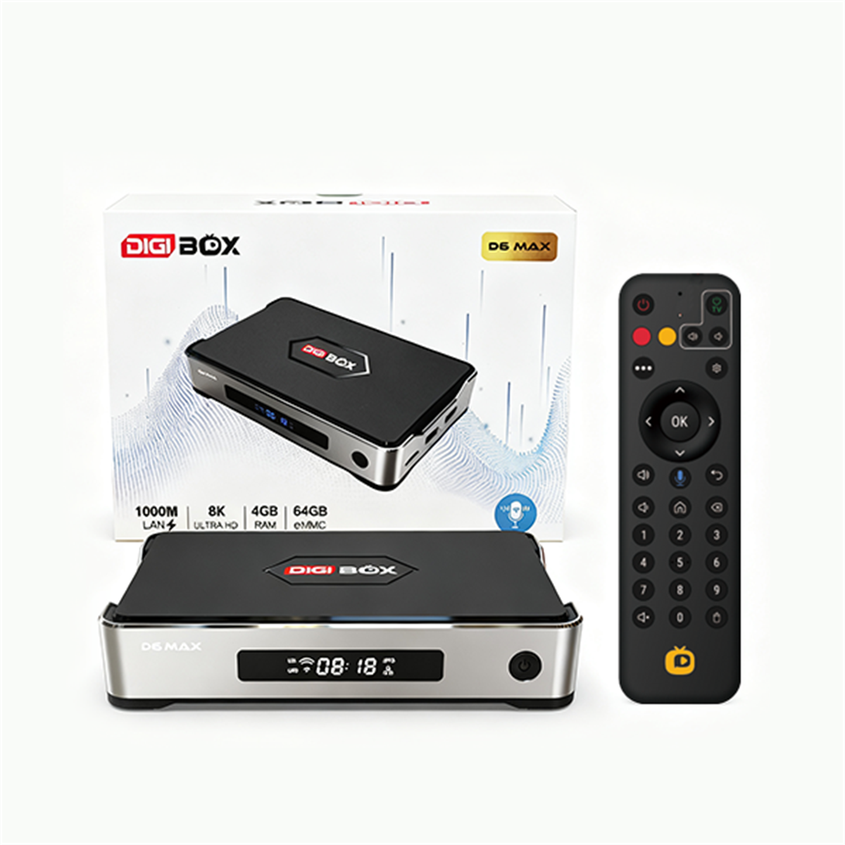 全く新しいDIGIBox D6 MAX | 2026年版 究極のAndroid TV Box グローバルエンターテイメント,DIGIBox