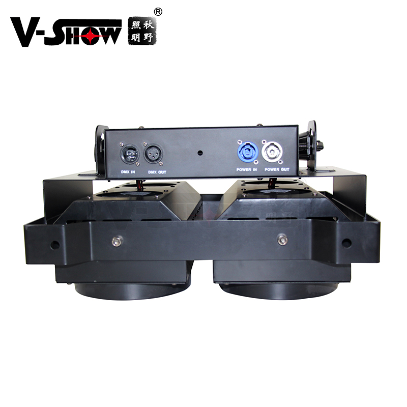 2pcs 4*100W 4 Eyes LED Blinder Light DMX Warm White Audience Blinder ...