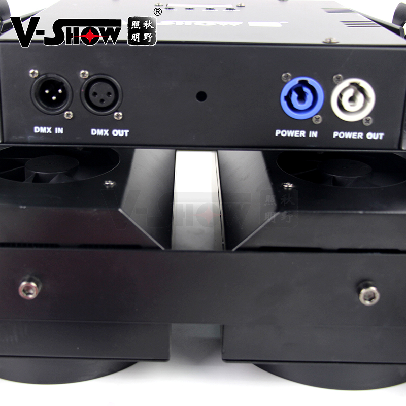 2pcs 4*100W 4 Eyes LED Blinder Light DMX Warm White Audience Blinder ...