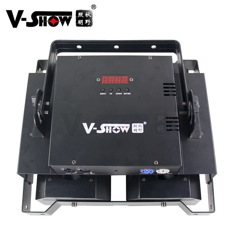 2pcs 4*100W 4 Eyes LED Blinder Light DMX Warm White Audience Blinder ...