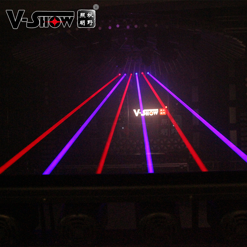 V-Show High Quality RGB Laser Moving Head 6 Beam Club Laser Lights Bar