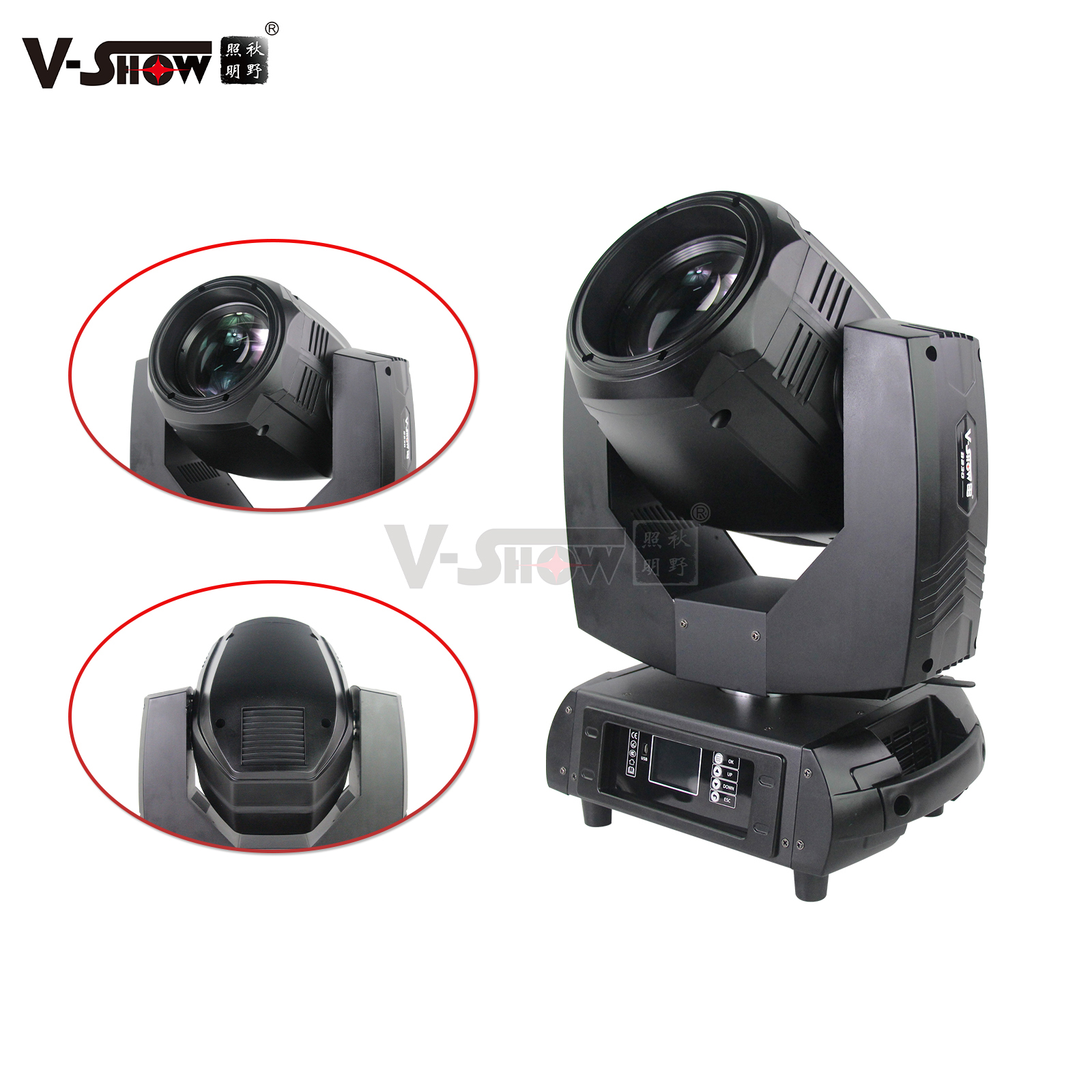 V-Show Moving head light 230w sharpy 7r Super Beam moving head for dj ...