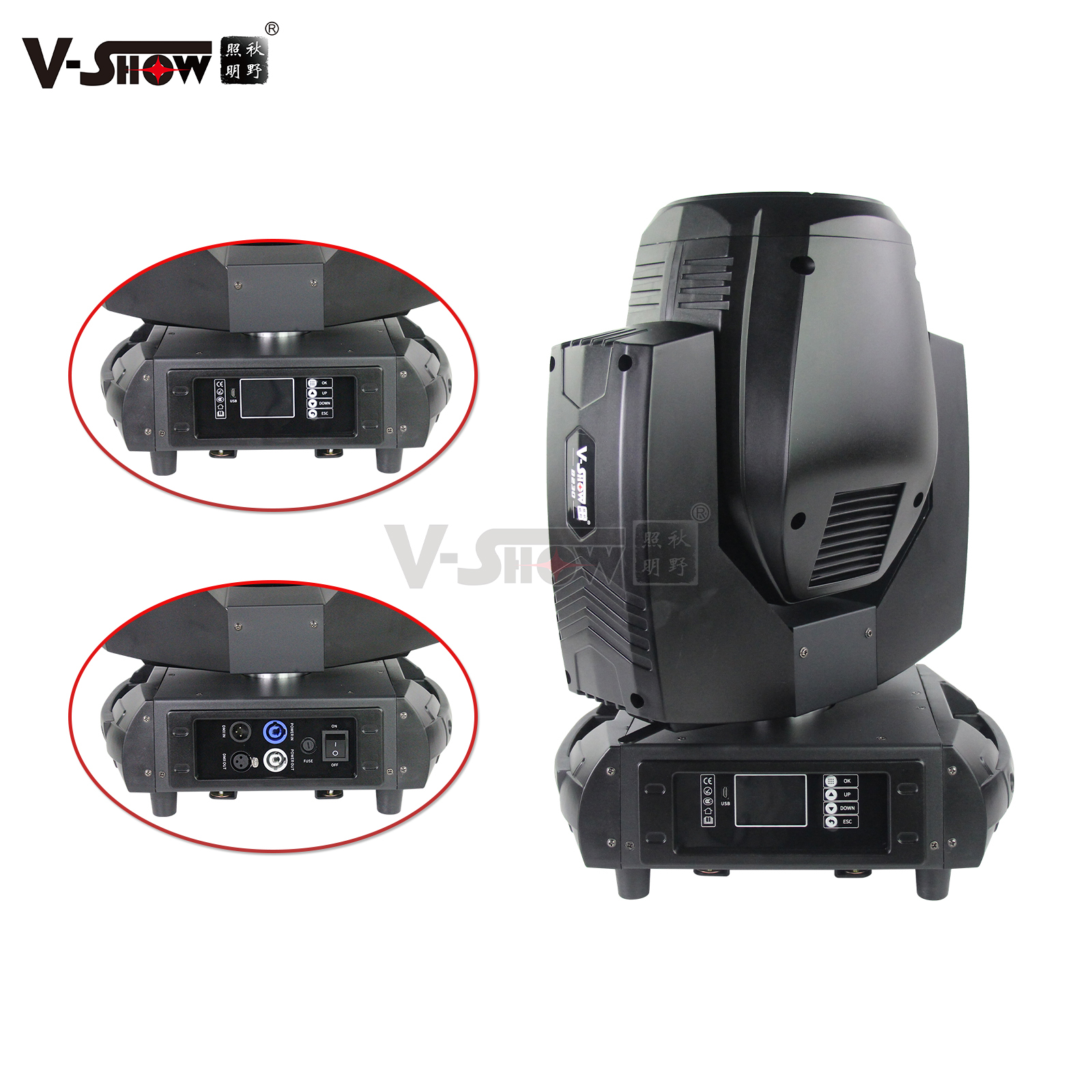 V-Show Moving head light 230w sharpy 7r Super Beam moving head for dj ...