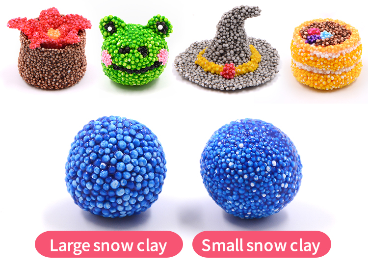 100 gram Modeling Craft Foam Clay Funny snow clay foam modeling clay