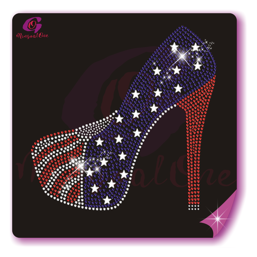 Skull rhinestone transfer