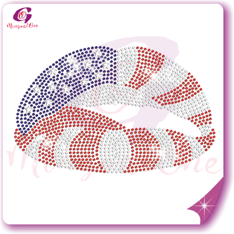 Skull rhinestone transfer