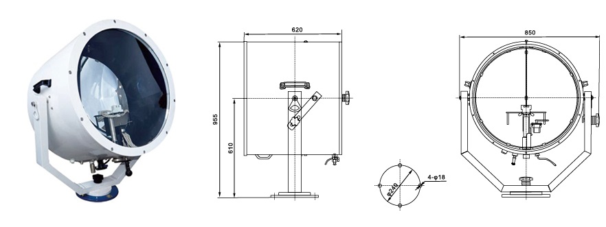 Marine Searchlight | TZ5 | Zhejiang Bozhou Marine