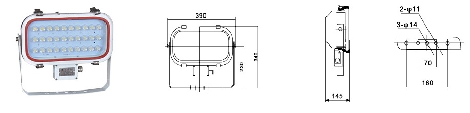 Marine Flood Lights | TG20-30W | Zhejiang Bozhou Marine