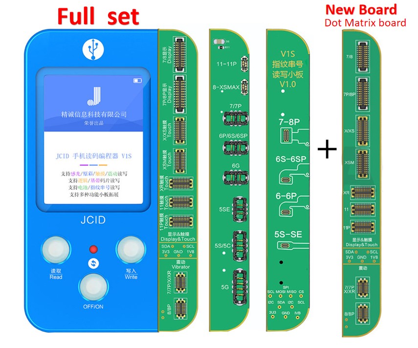 JC V1S Mobile Phone Code Reading Light Sensor True Tone Vibrator 4-in-1 ...
