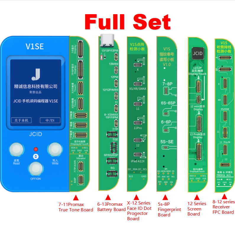 JC V1SE Mobile Phone Code Reading Light Sensor True Tone Vibrator 6-in ...