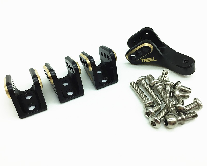 Treal Brass Axle Lower Link Mounts Set for Redcat Gen 8
