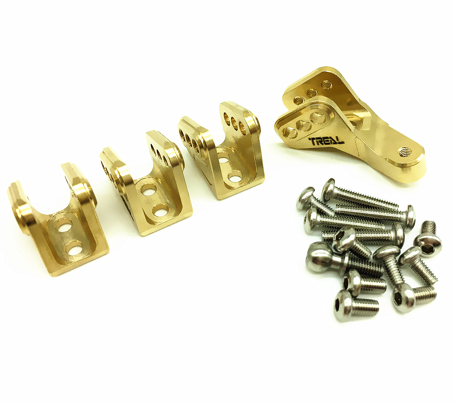 Treal Brass Axle Lower Link Mounts Set for Redcat Gen 8