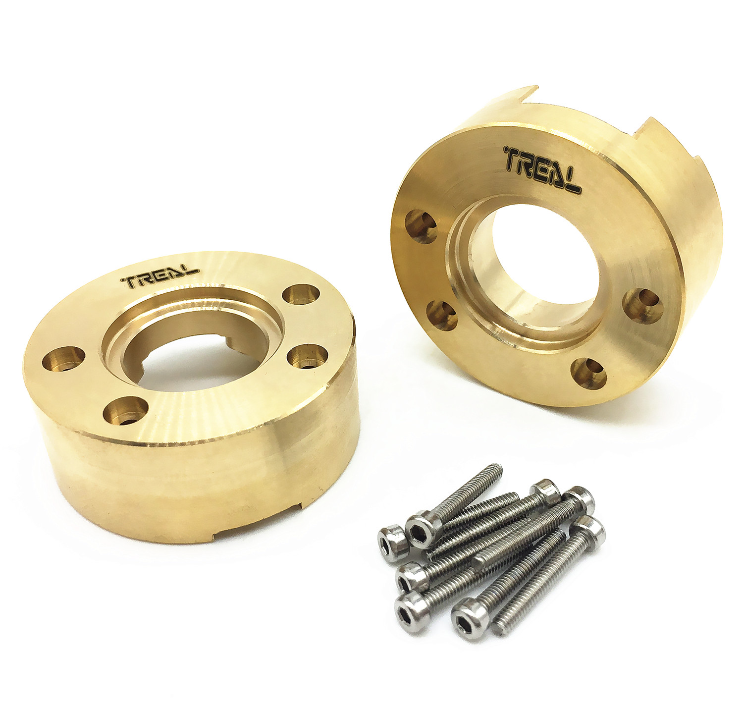 Treal Brass Axle Counterweight Heavy Weight 62g for Redcat GEN8 (2-Pack)