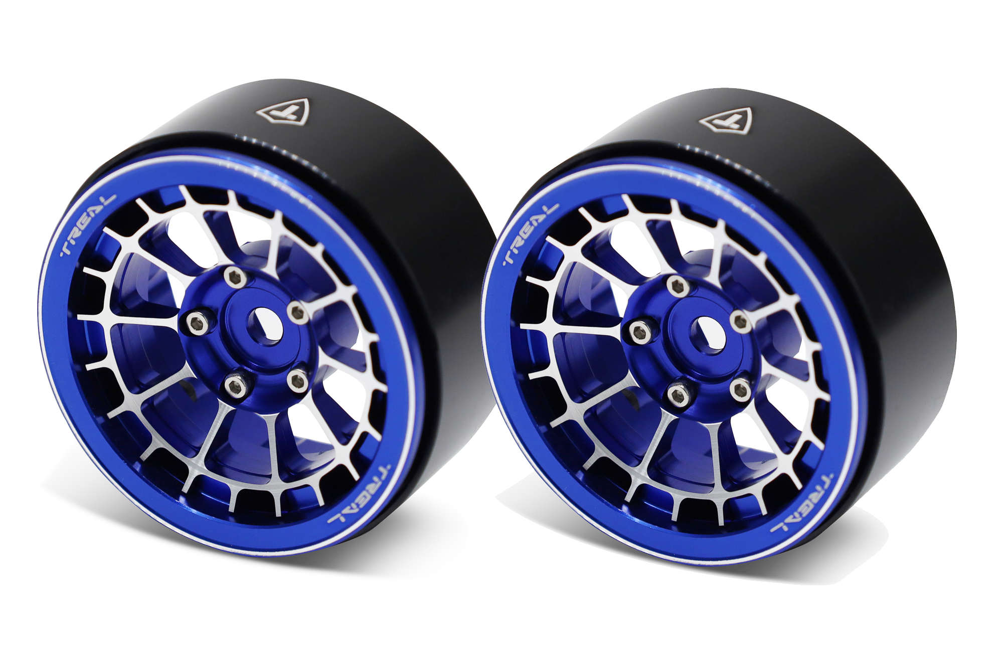 TREAL 1.9 Wheels Beadlock Wheel Rims(2) for 1:10 RC Crawler Type A