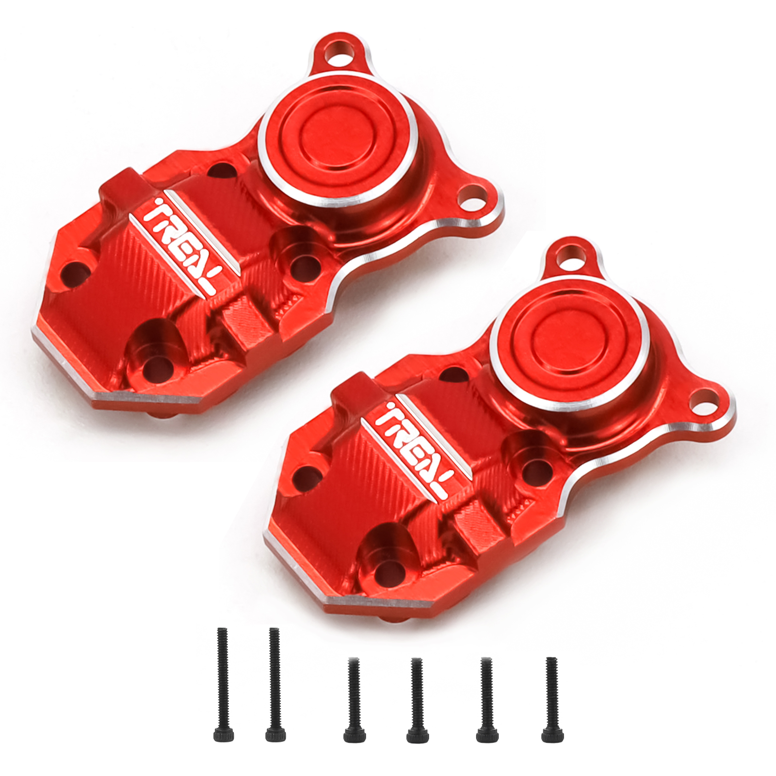 TREAL SCX24 Axle Diff Cover Aluminum 7075 (2P) for Axial SCX24 Deadbolt ...