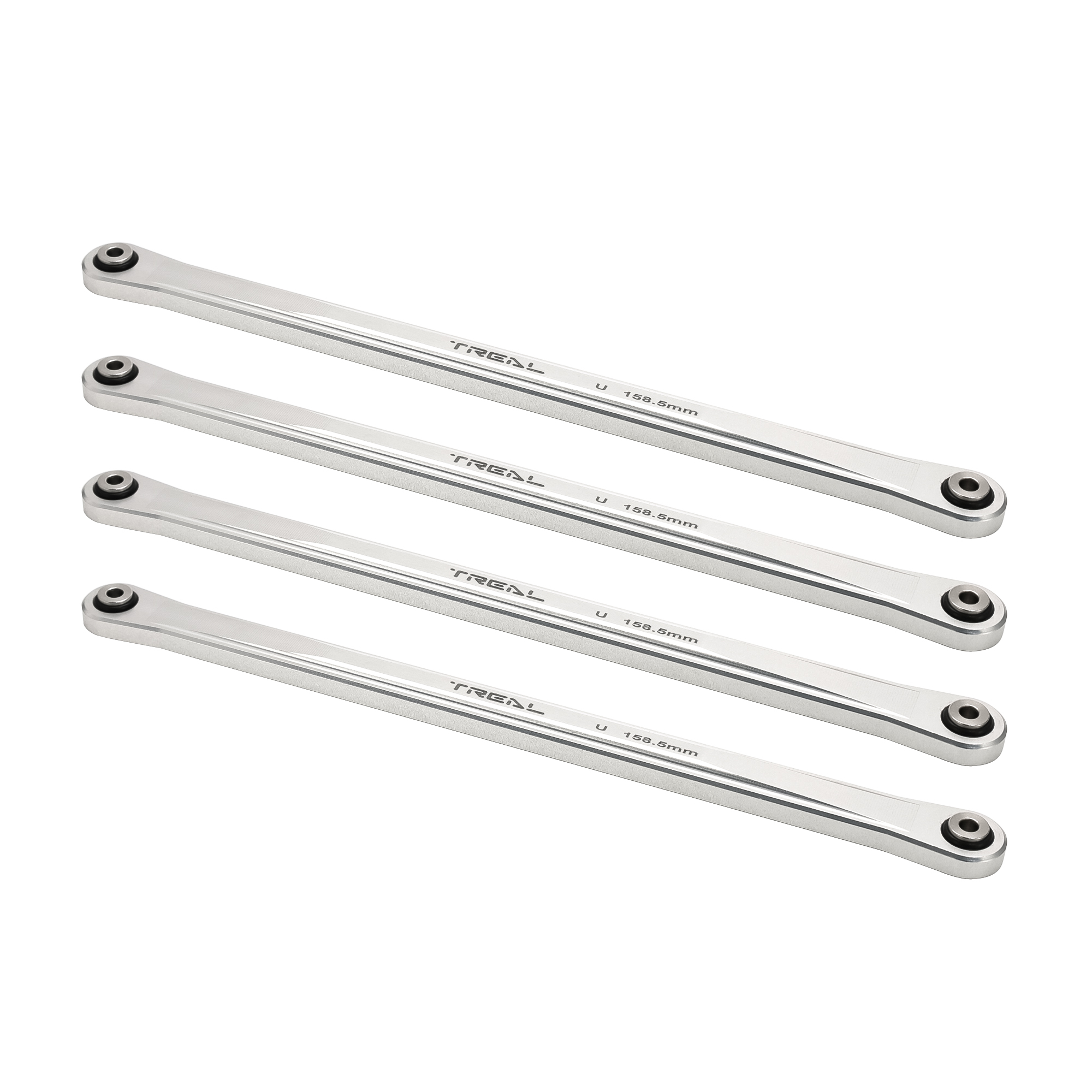 TREAL Aluminum 7075 Upper Links (4) 158.5mm for Losi LMT 4WD Solid Axle ...