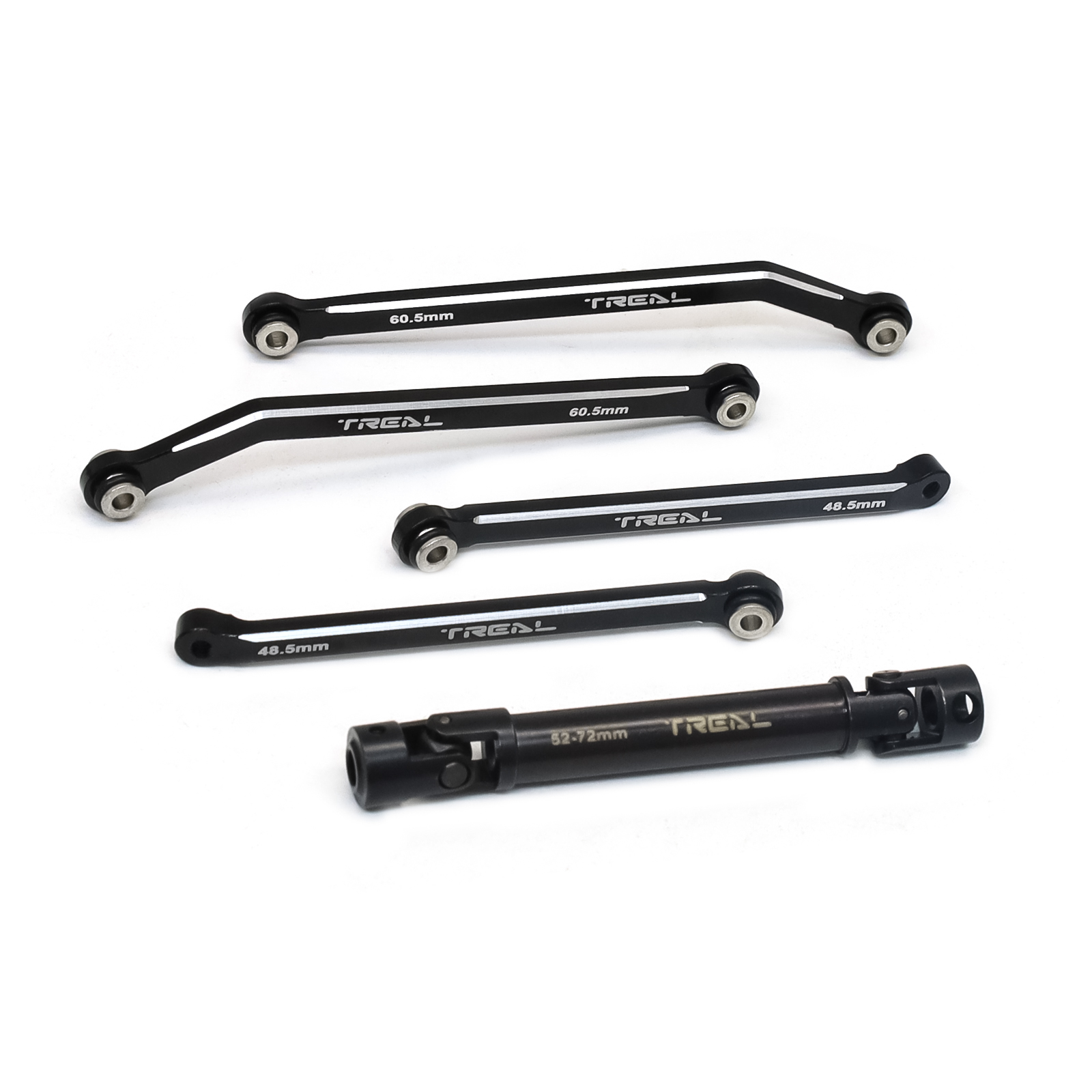 TREAL Aluminum 7075 Extended Rear Suspension Links Kit (+12mm) & Rear ...