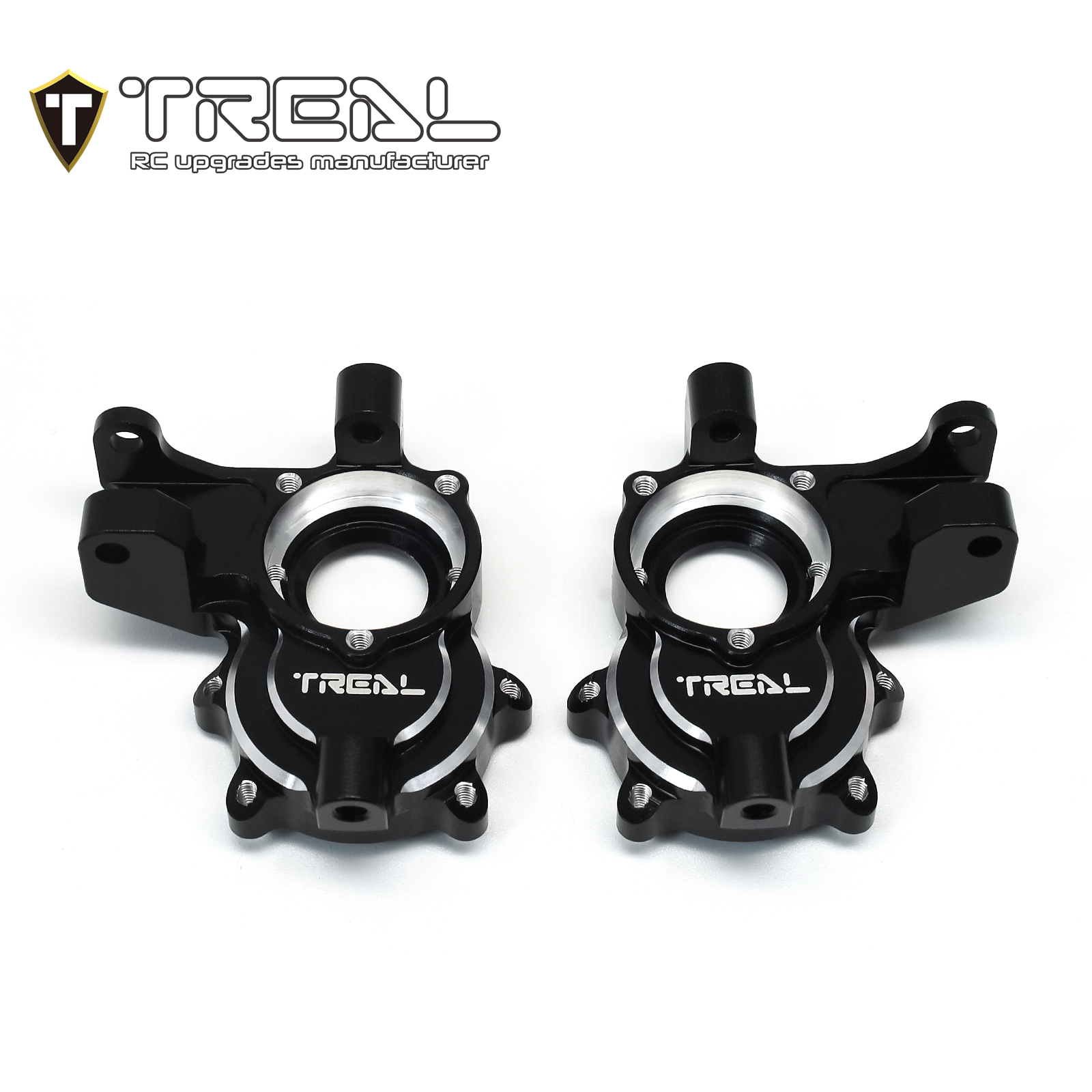 TREAL Aluminum 7075 Front Steering Knuckles,Inner Portal Covers Set ...