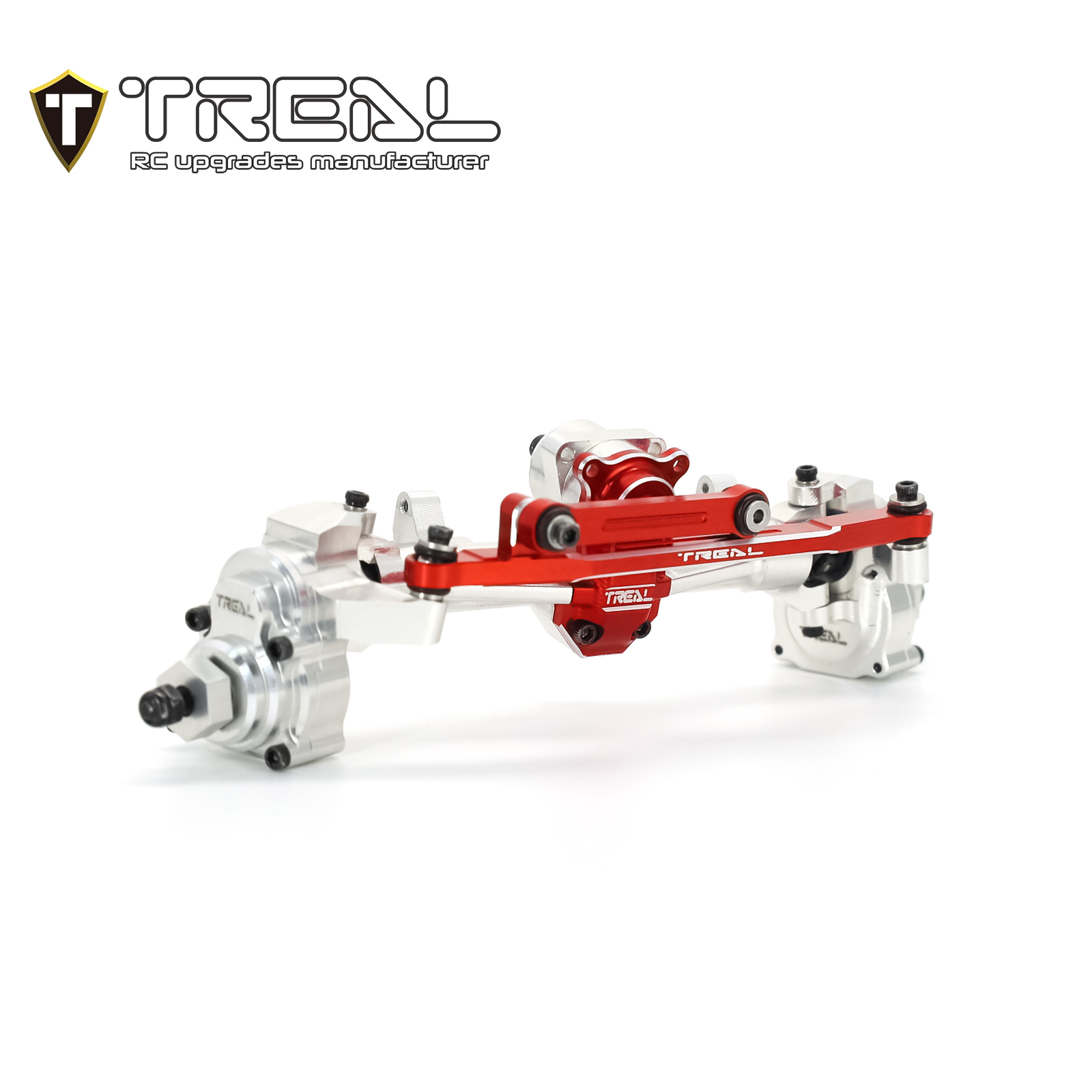 TREAL SCX24 Front Portal Axles Complete Kit, with CVD Shaft, Aluminum ...