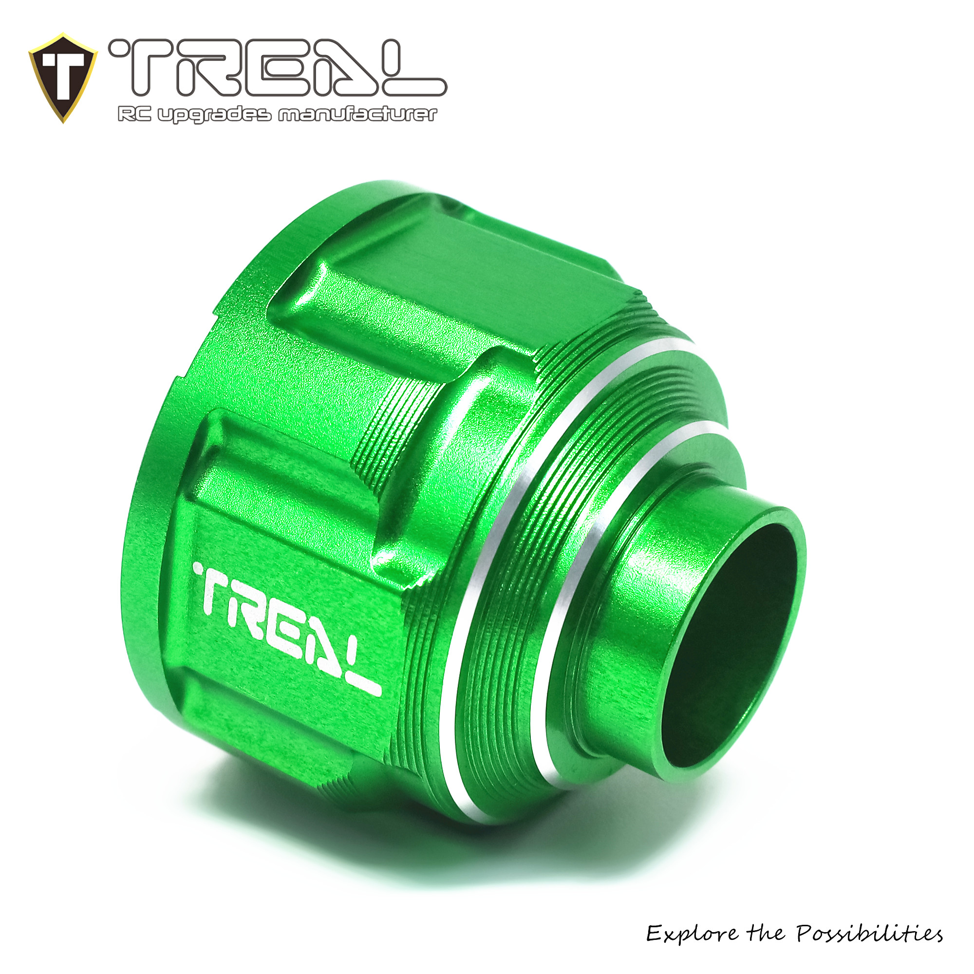 TREAL Aluminum 7075 Front & Rear Diff Housing Case CNC Machined ...