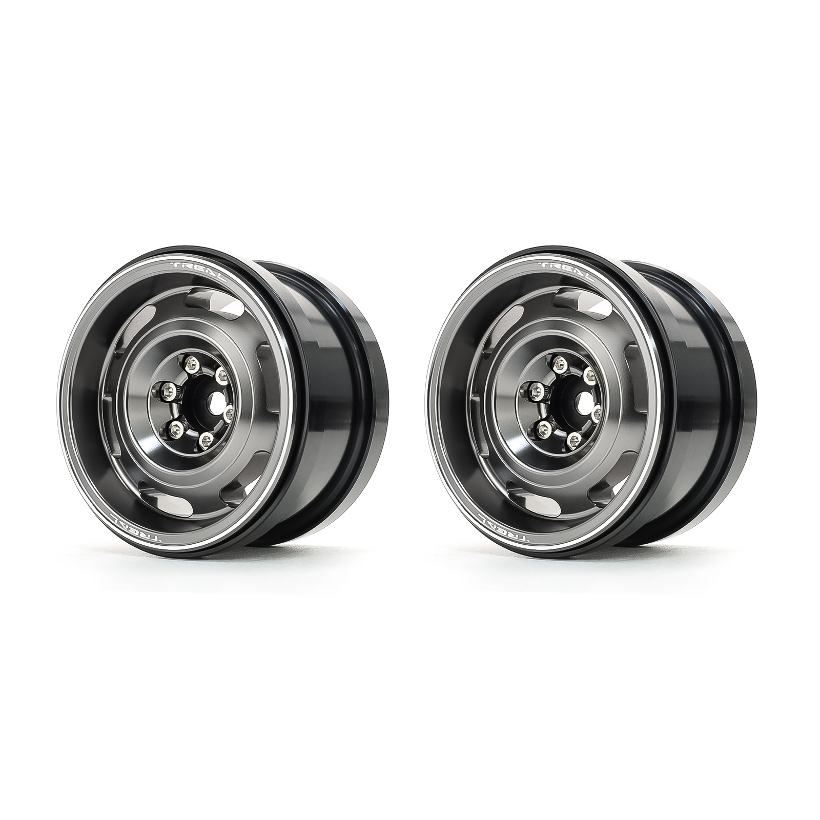Treal Aluminium 2.2 Beadlock Wheels Rims(2)pcs Vintage Wheel Fit RC ...