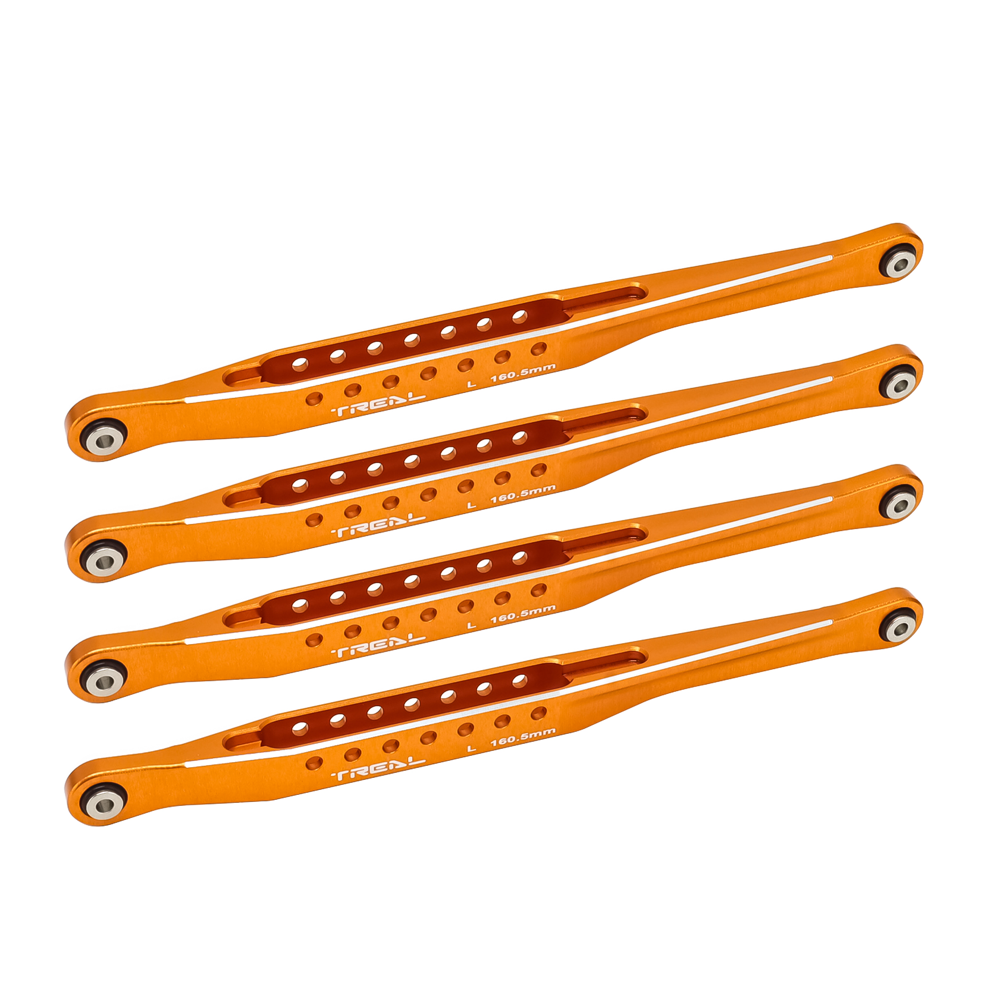 TREAL Lower 4 Trailing Arms Links Set, Aluminum 7075 Lower Chassis ...