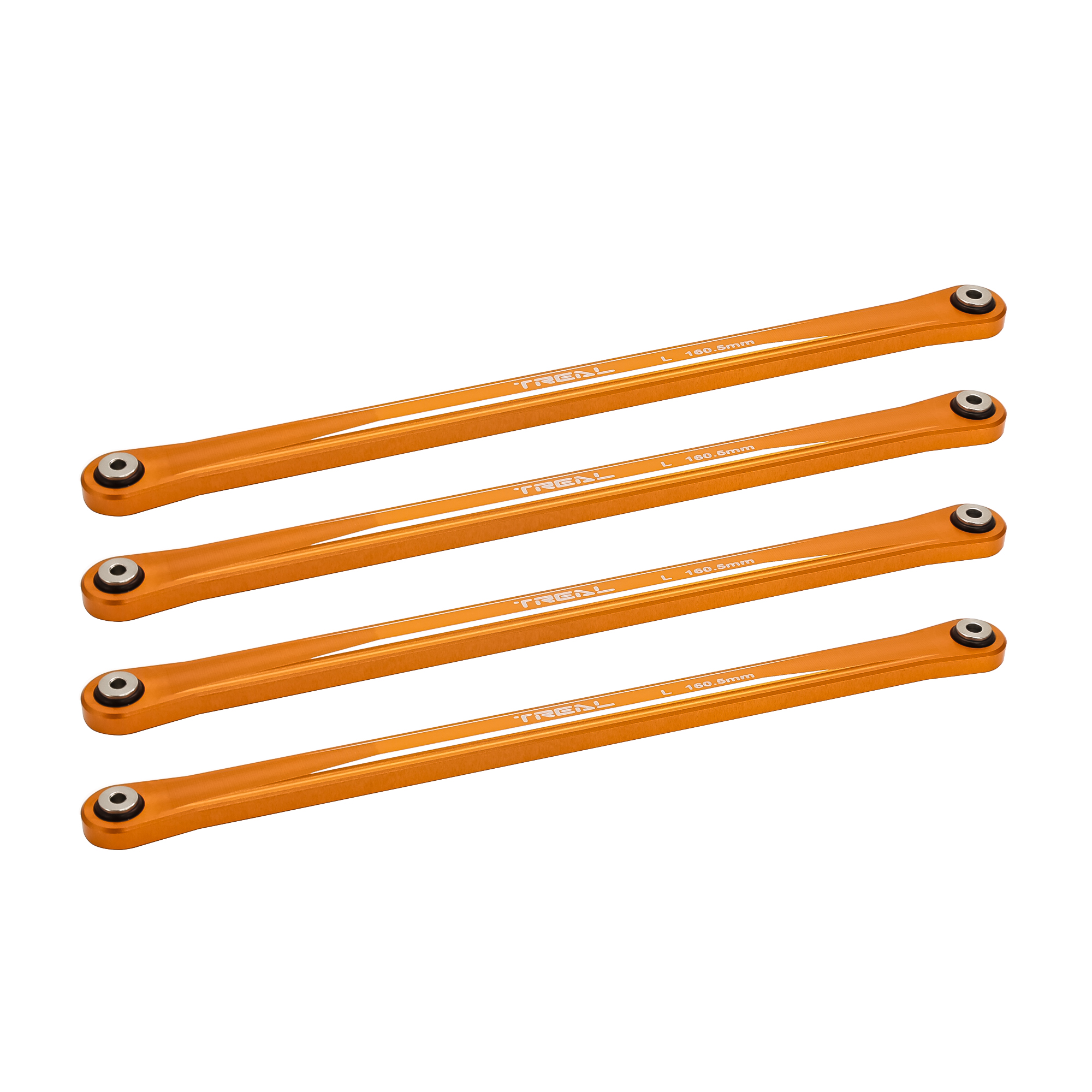 TREAL Aluminum 7075 Lower 4-Link Bar Set, 160.5mm for Losi LMT 4WD ...