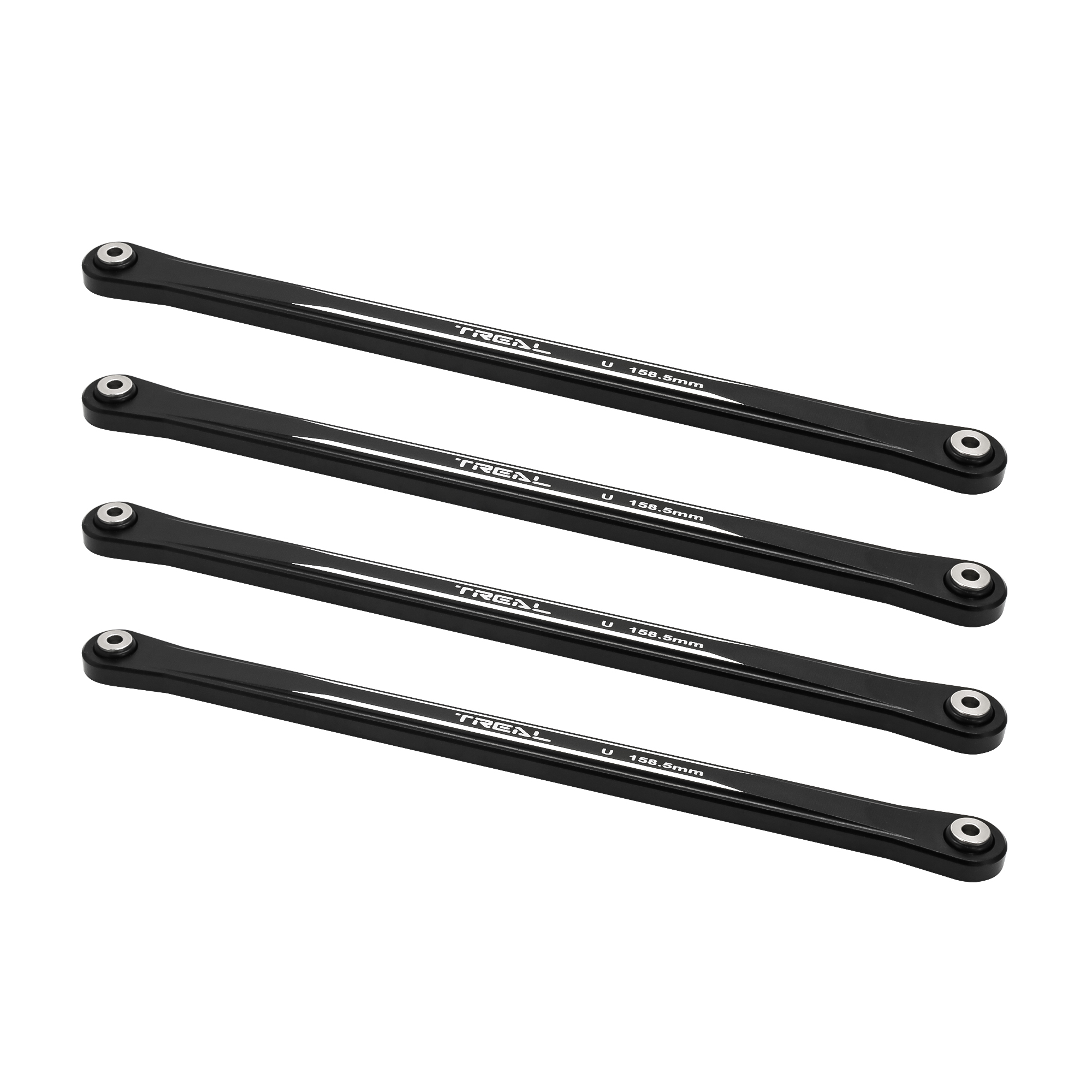 TREAL Aluminum 7075 Upper Links (4) 158.5mm for Losi LMT 4WD Solid Axle ...