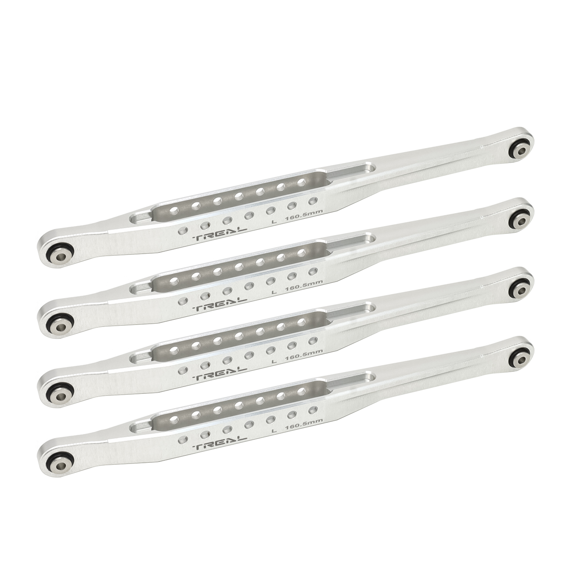 TREAL Lower 4 Trailing Arms Links Set, Aluminum 7075 Lower Chassis ...
