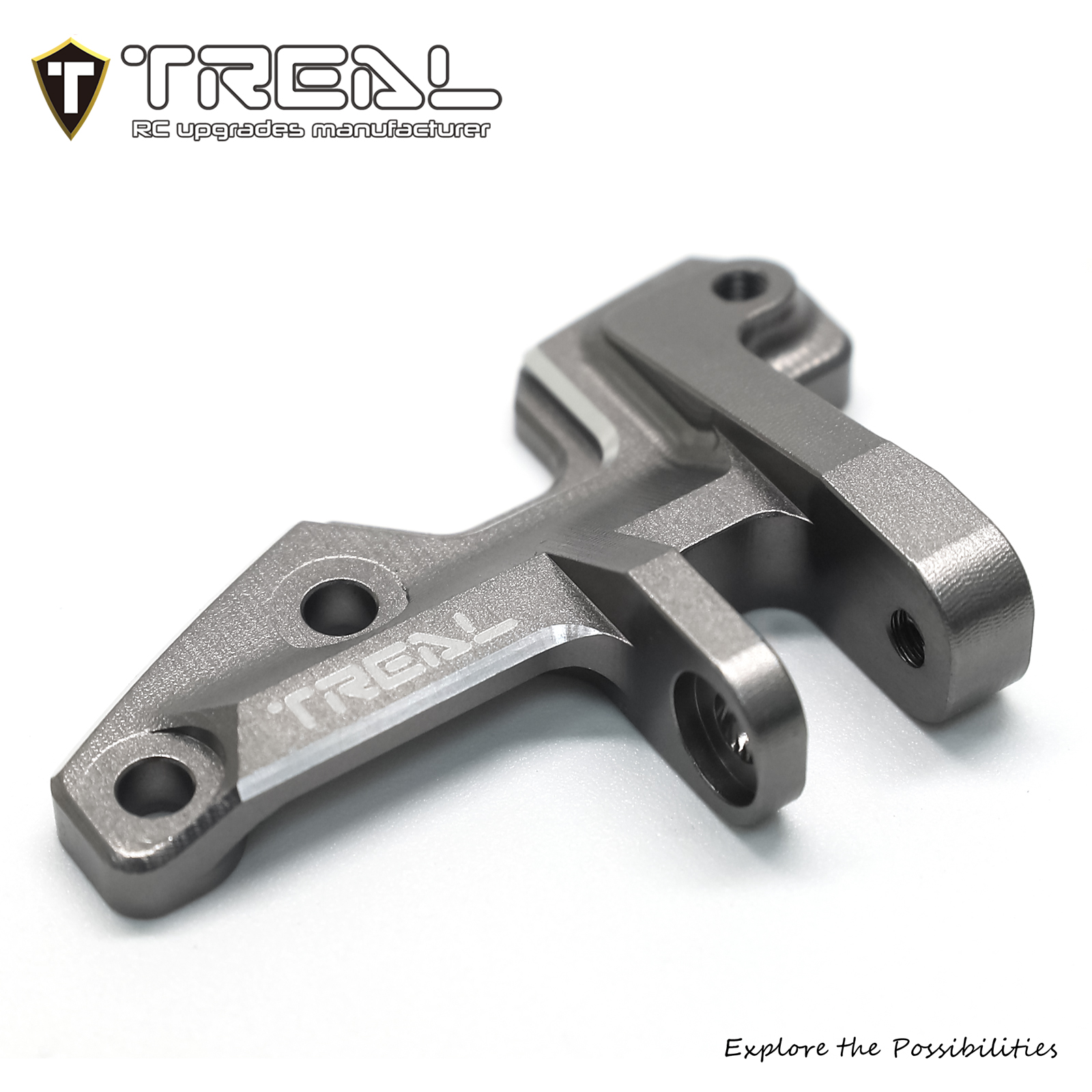 TREAL SCX10 Pro Panhard Chassis Mount Aluminum 7075 CNC Billet Machined ...