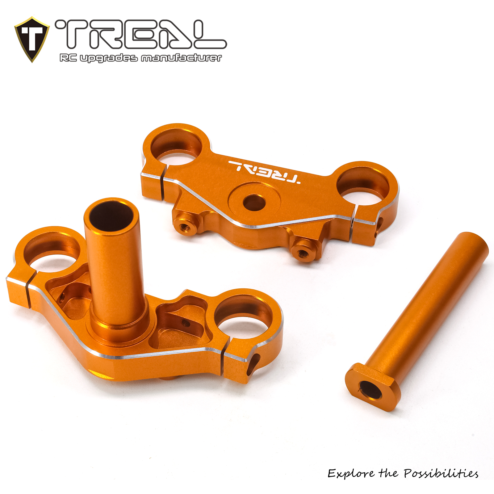 TREAL Losi Promoto MX Triple Clamp Set, CNC Machined Aluminum 7075 ...