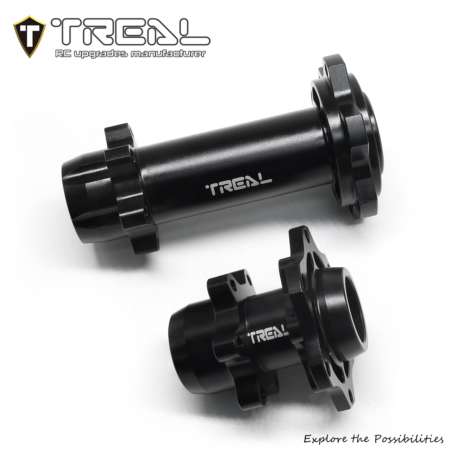 TREAL LOSI 1/4 Promoto MX Motorcycle Wheel Hex Hubs Set, Aluminum 7075 ...