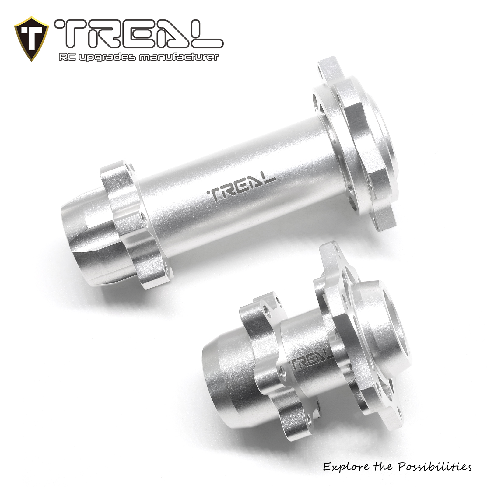 TREAL LOSI 1/4 Promoto MX Motorcycle Wheel Hex Hubs Set, Aluminum 7075 ...