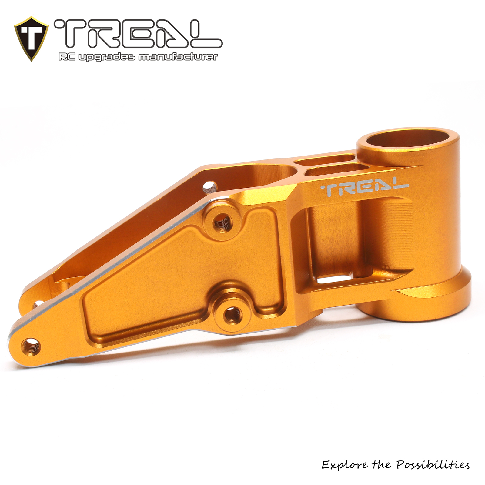 TREAL Aluminum 7075 Front Bulkhead CNC Machined Upgrades for Losi ...