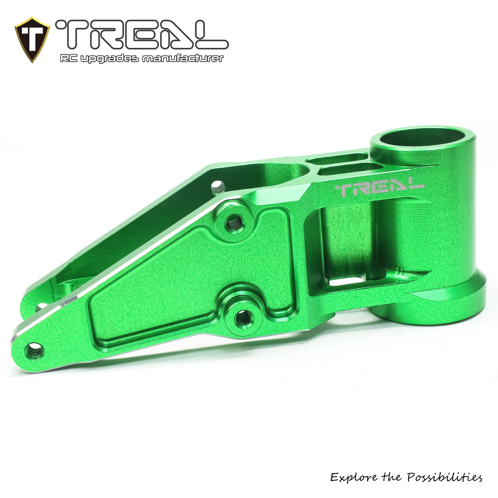 TREAL Aluminum 7075 Front Bulkhead CNC Machined Upgrades for Losi ...