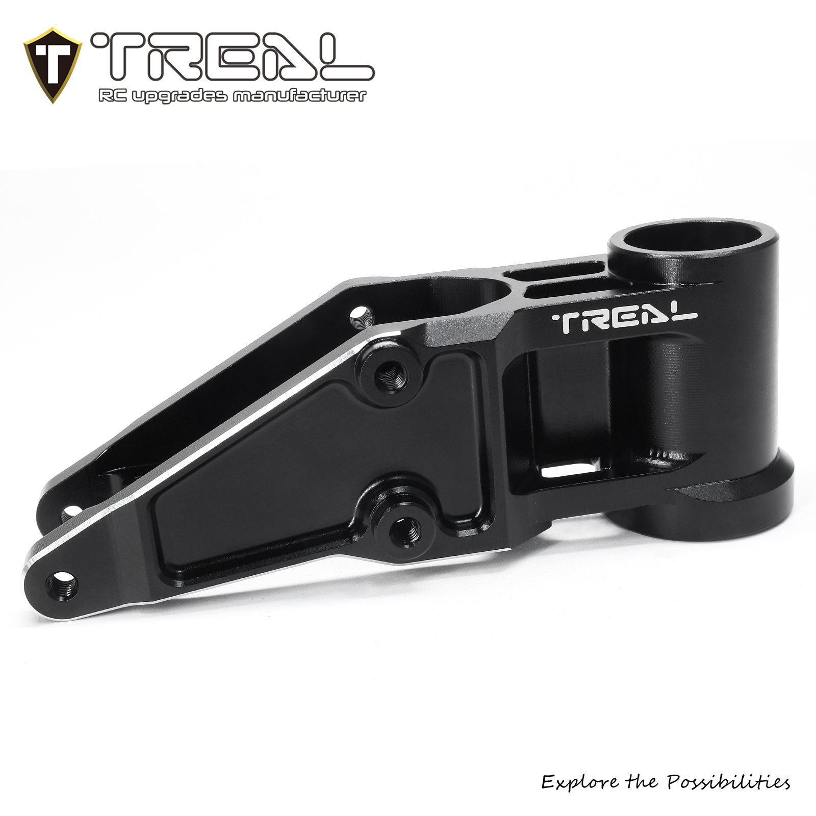 TREAL Aluminum 7075 Front Bulkhead CNC Machined Upgrades for Losi ...