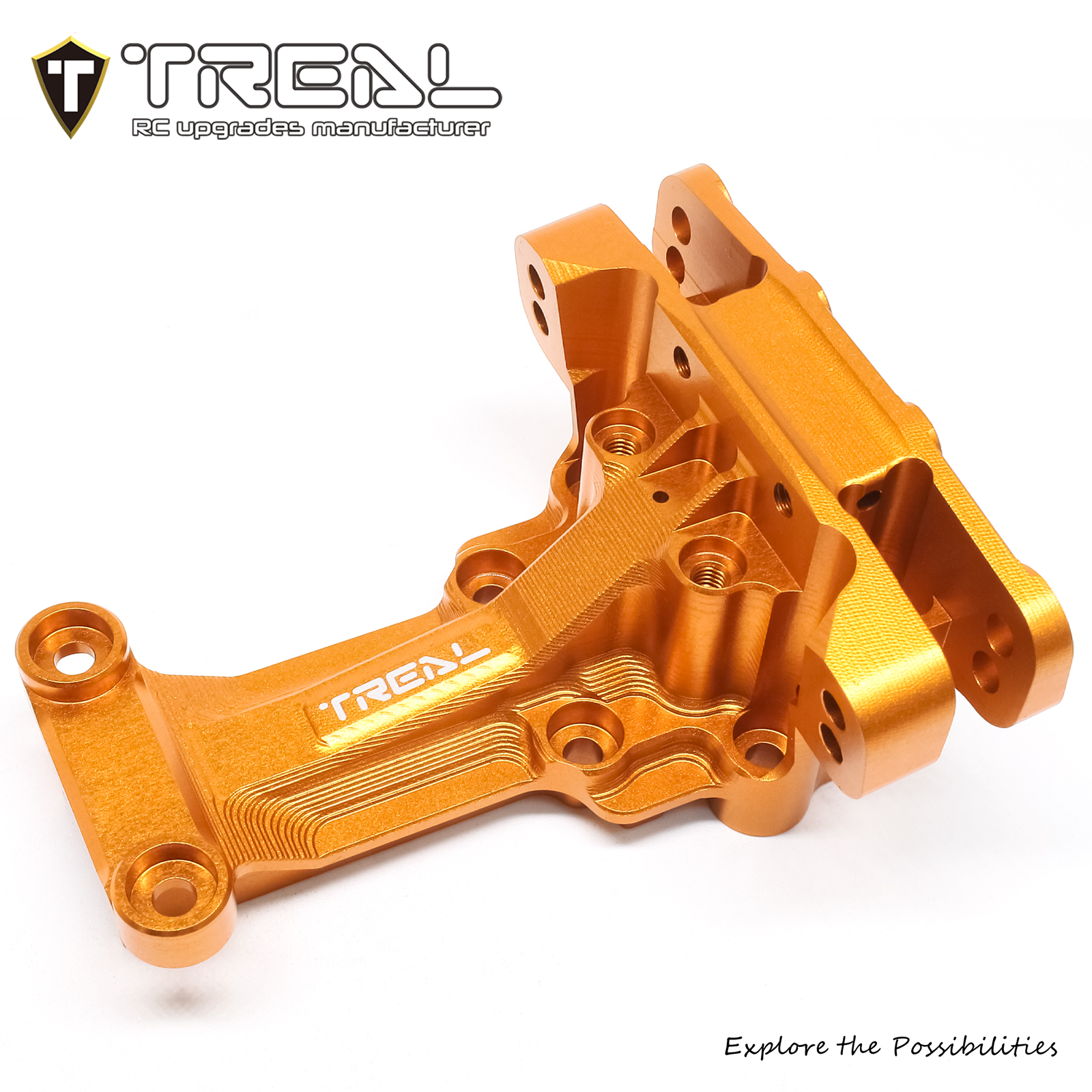 TREAL XRT Front Upper Bulkhead Aluminum 7075 CNC Machined Compatible ...