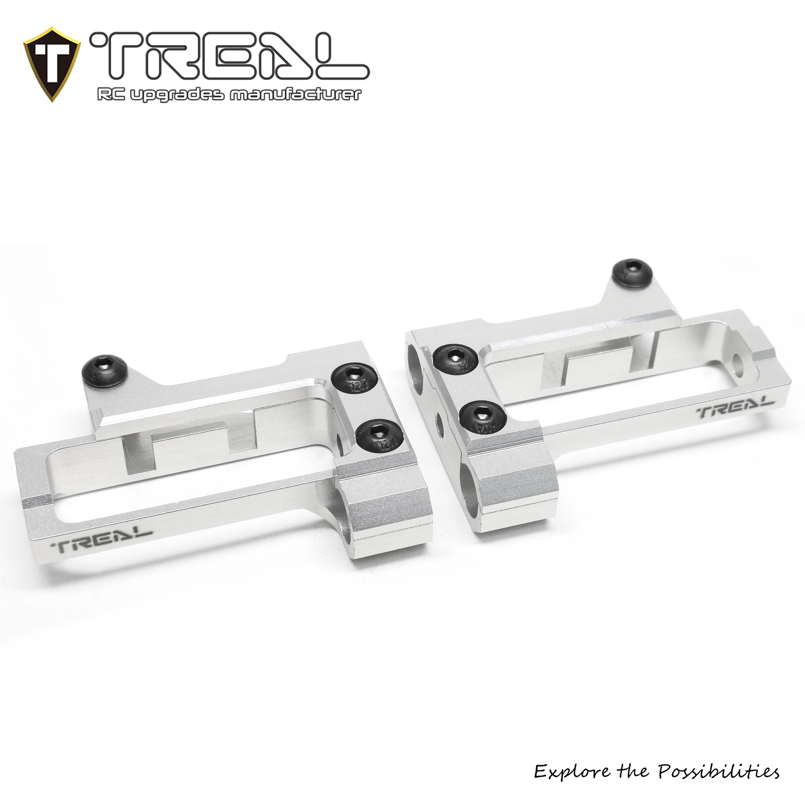 Treal CNC Machined 7075 Multi Front Shock Mounts for Axial RBX10 Ryft