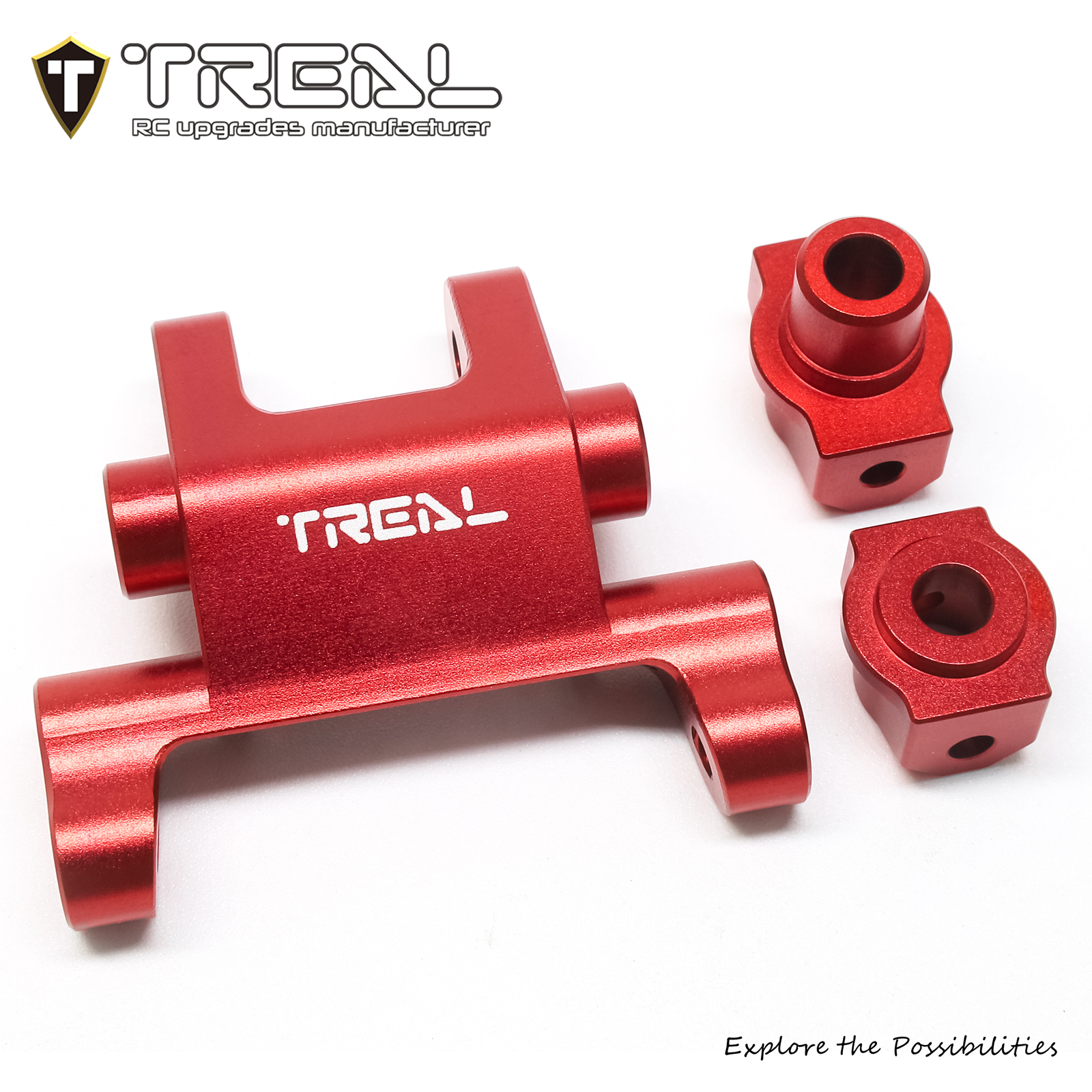 TREAL Aluminum 7075 Front Suspension Mount for Losi 1/4 Promoto-MX ...