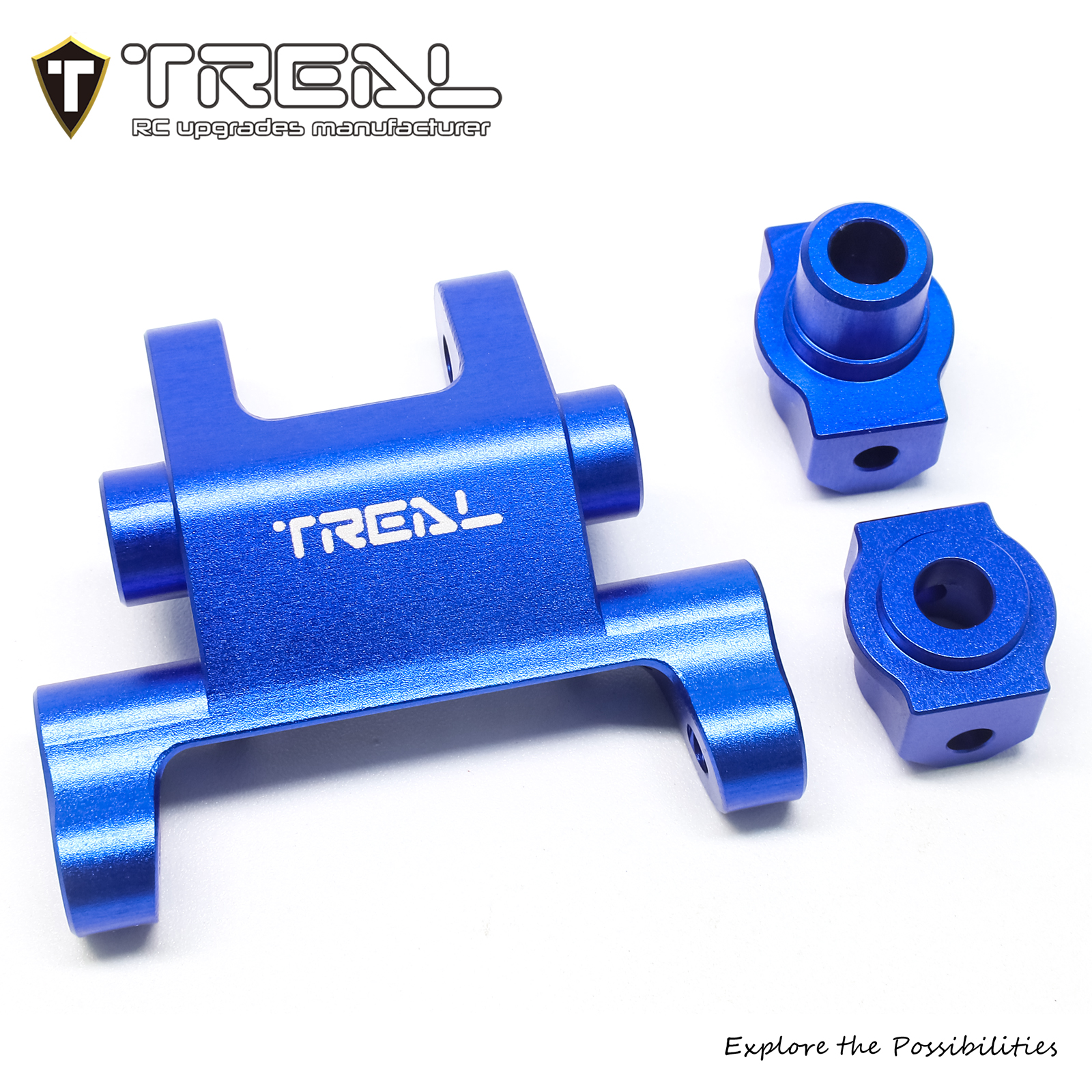 TREAL Aluminum 7075 Front Suspension Mount for Losi 1/4 Promoto-MX ...