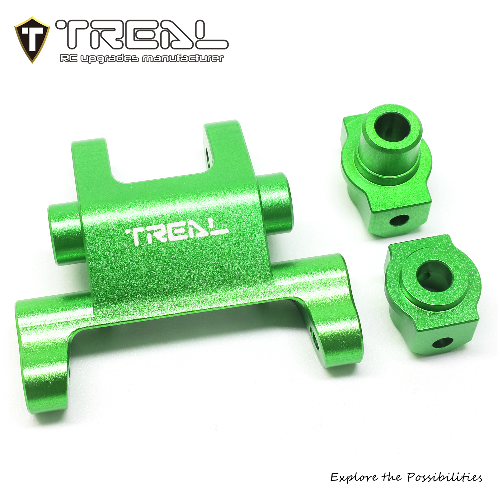 TREAL Aluminum 7075 Front Suspension Mount for Losi 1/4 Promoto-MX ...
