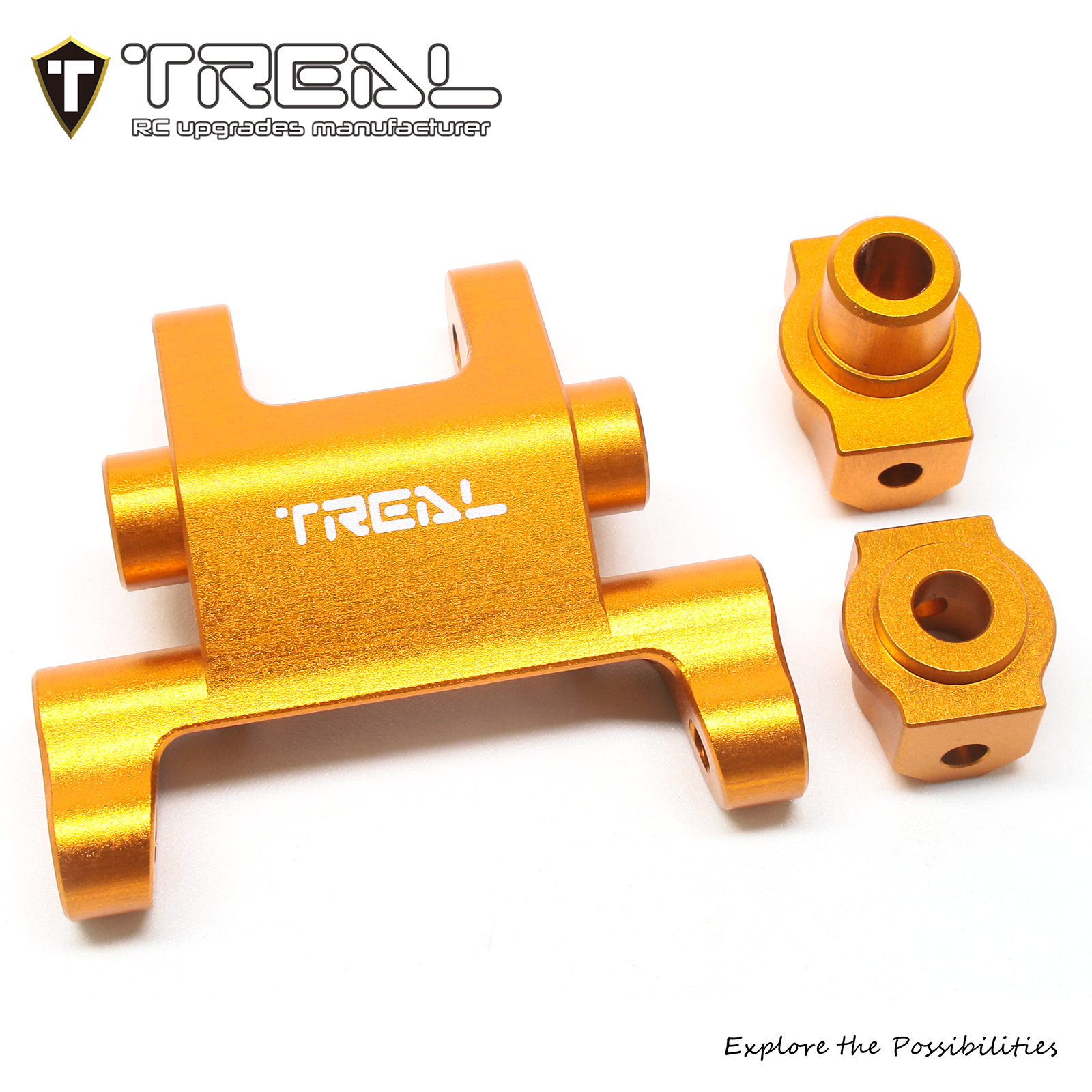 TREAL Aluminum 7075 Front Suspension Mount for Losi 1/4 Promoto-MX ...