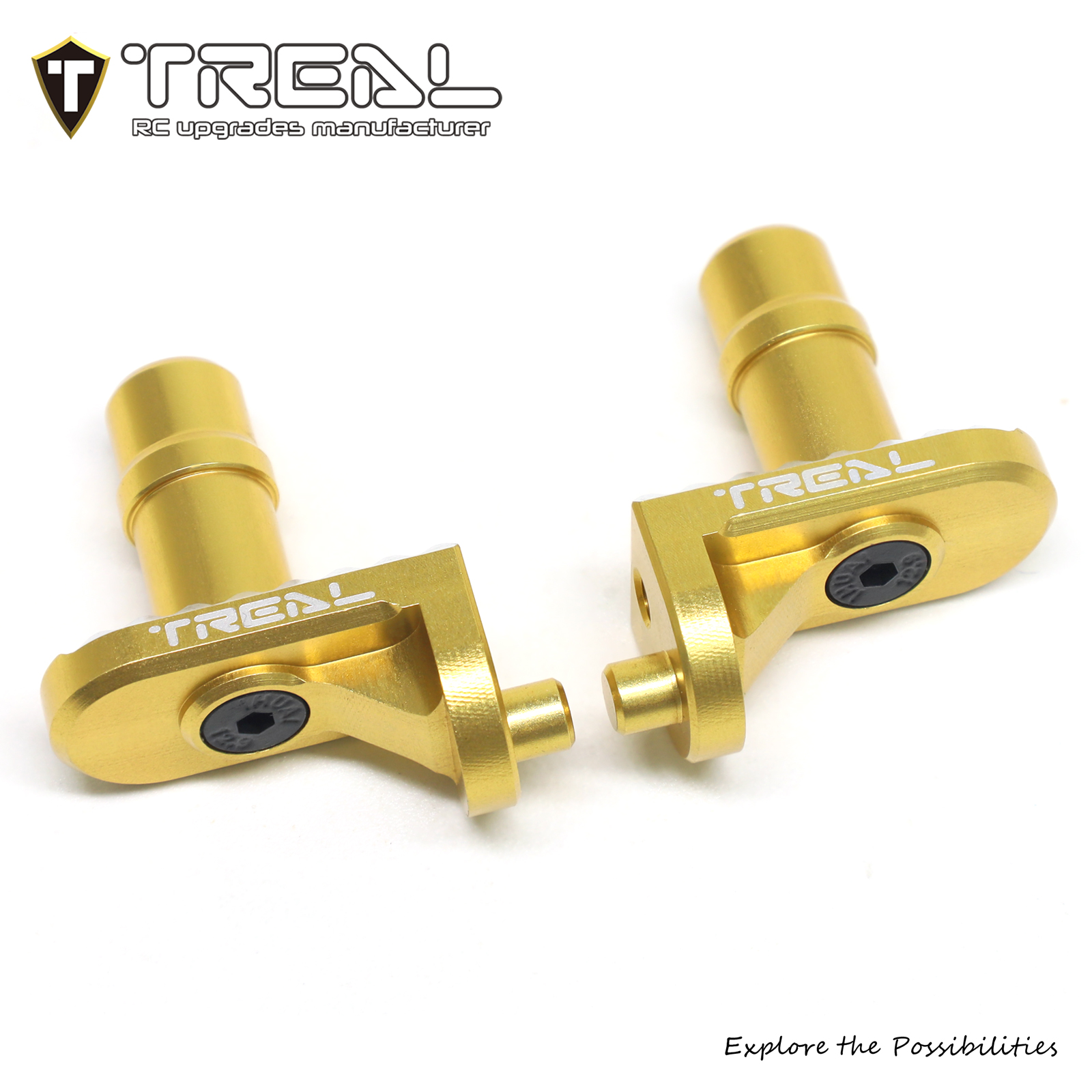 TREAL Aluminum 7075 Foot Pegs (2P) CNC Machined Upgrades for Losi 1/4 ...