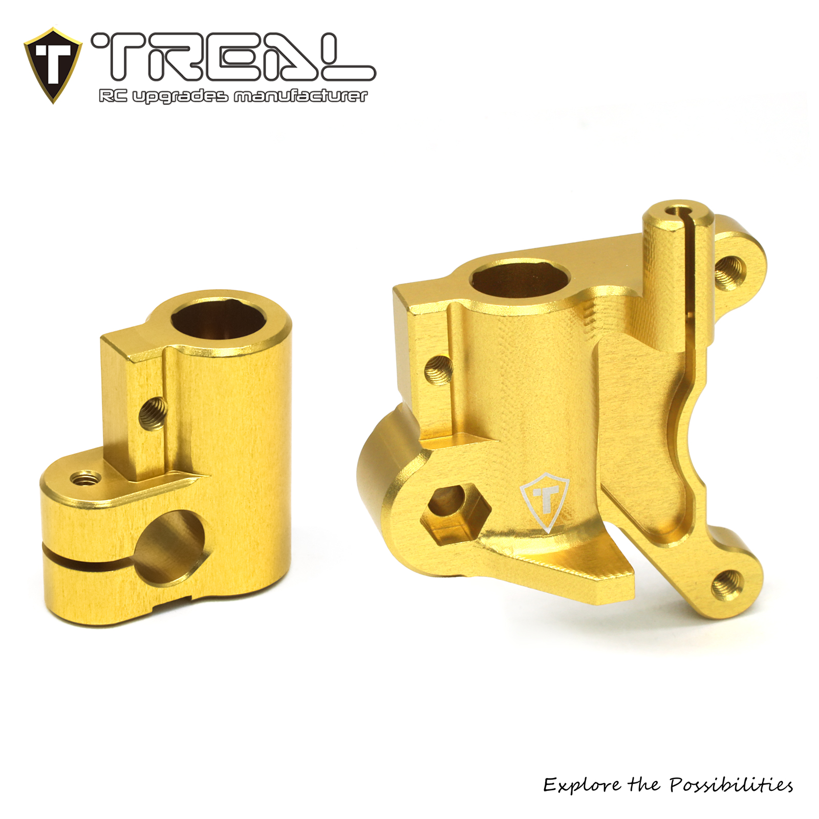 TREAL Losi Promoto MX Aluminum 7075 Fork Lug Set CNC Billet Machined ...