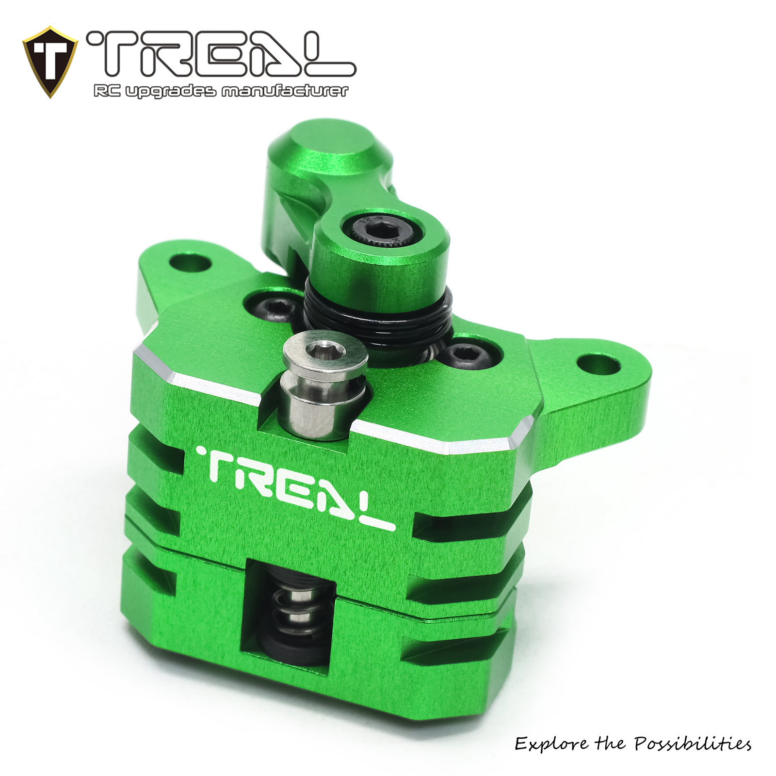 TREAL Aluminum 7075 Front Brake Caliper for Losi 1/4 Promoto-MX Motorcycle